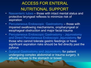 Surgical nutritional assessment and managemnt including guidelines | PPT
