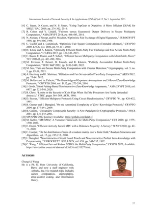 SPDZ-BASED OPTIMISTIC FAIR MULTI-PARTY COMPUTATION | PDF