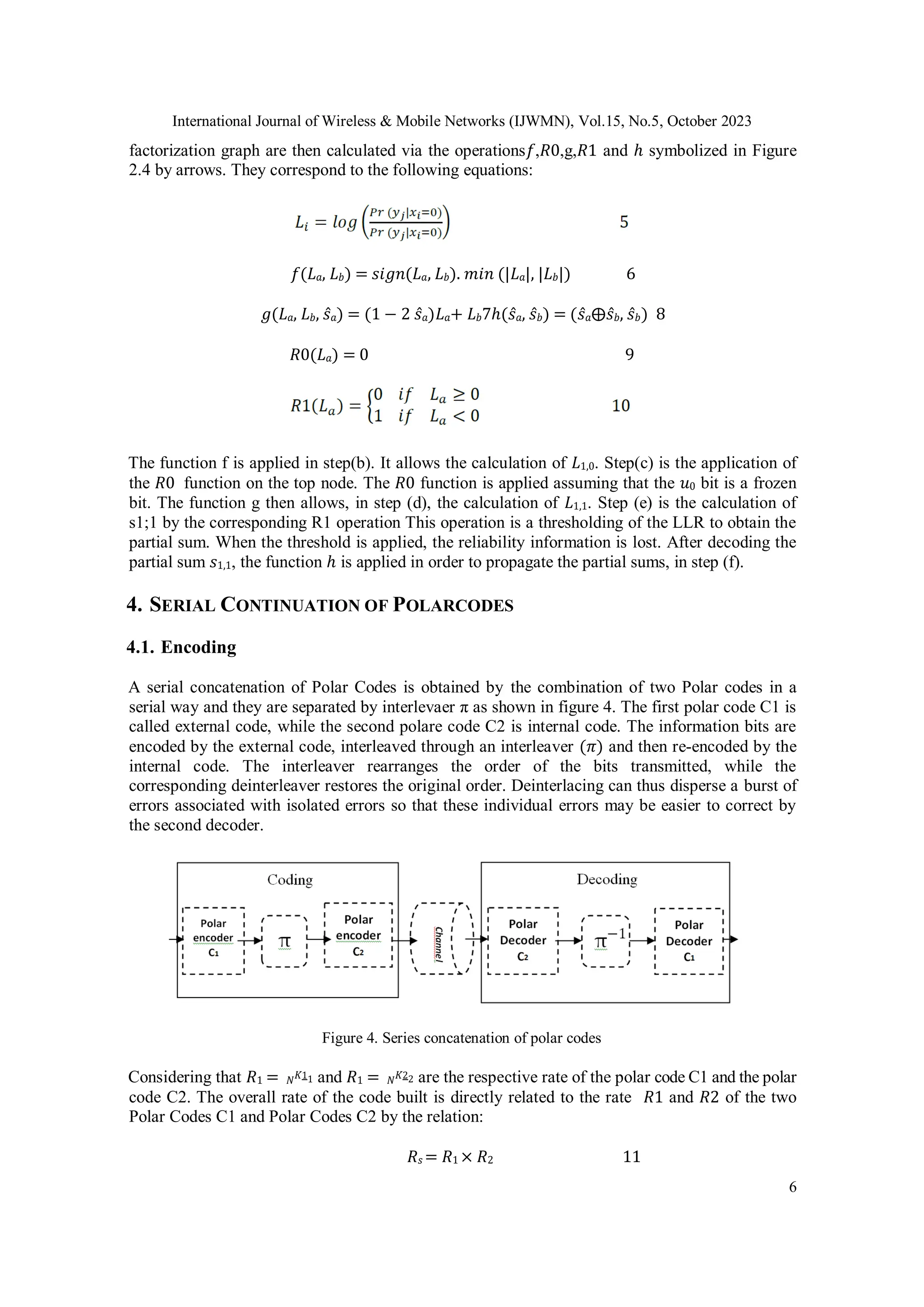 New Structure of Channel Coding: Serial Concatenation of Polar Codes | PDF New Structure of Channel Coding: Serial Concatenation of Polar Codes | PDF