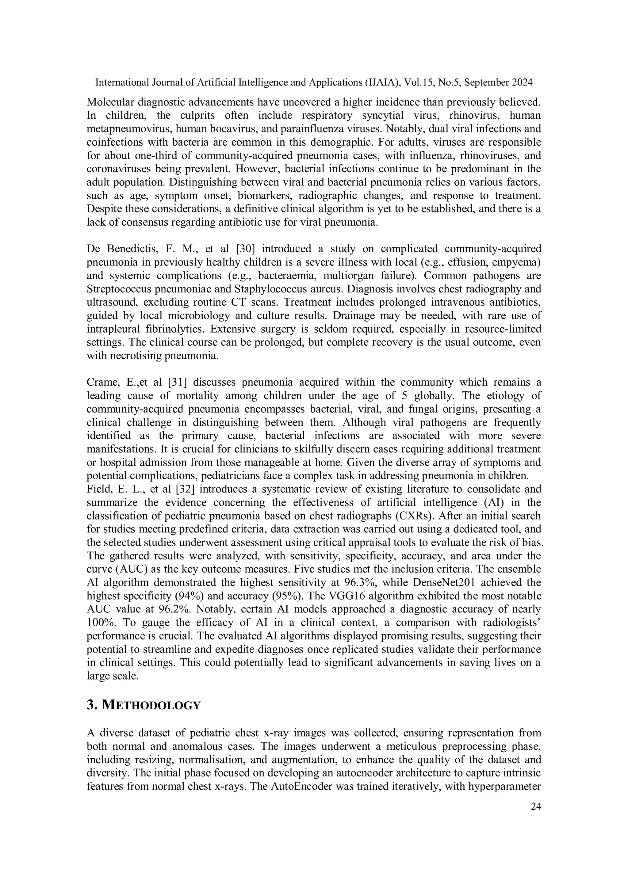 Auto Encoder Convolutional Neural Network for Pneumonia Detection | PDF