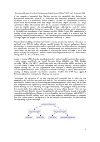 Revolutionizing Land Cover Analysis: A Systematic Review of Geospatial Intelligence with ...