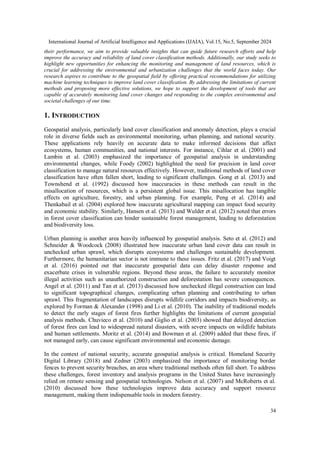 Revolutionizing Land Cover Analysis: A Systematic Review of Geospatial ...