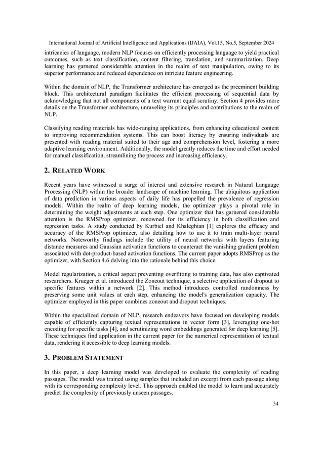 Transformer-Based Regression Models for Assessing Reading Passage ...