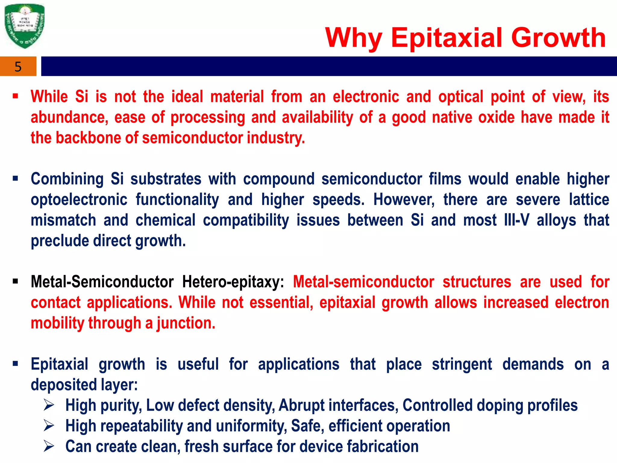 Epitaxy, Epitaxial Growth--ABU SYED KUET | PPTX