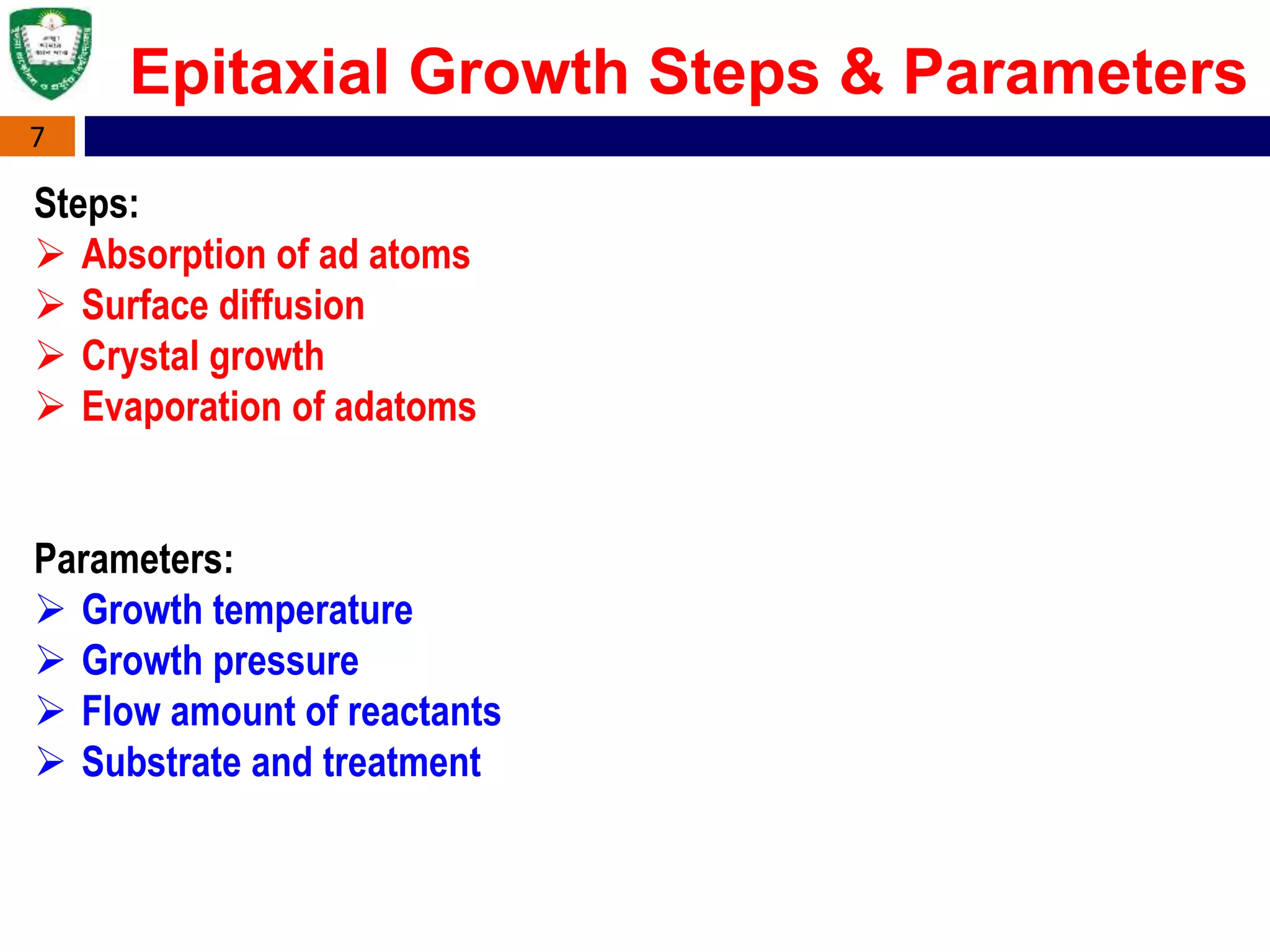 Epitaxy, Epitaxial Growth--ABU SYED KUET | PPTX