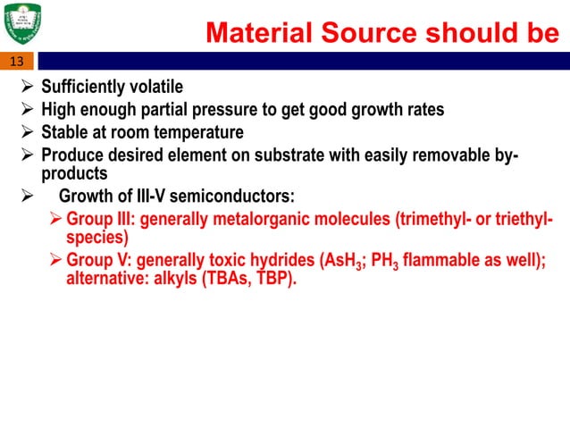 METAL ORGANIC CHEMICAL VAPOR DEPOSITION- MOCVD--ABU SYED KUET | PPTX