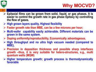 METAL ORGANIC CHEMICAL VAPOR DEPOSITION- MOCVD--ABU SYED KUET | PPTX