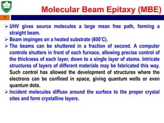 Molecular Beam Epitaxy-MBE---ABU SYED KUET | PPTX