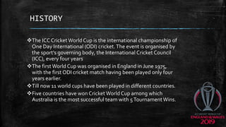 ICC World Cup | PPTX