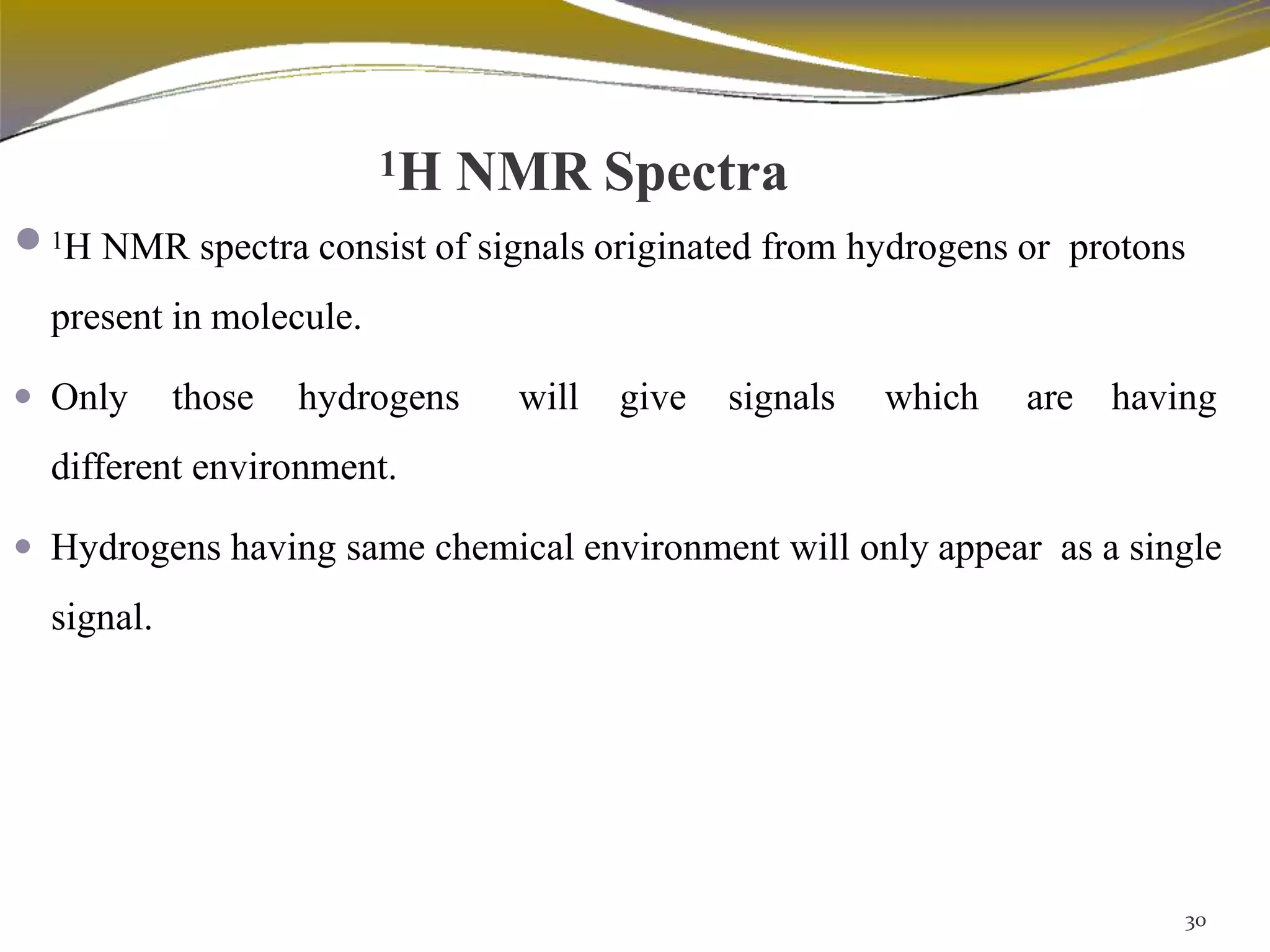 proton NMR introduction and instrumentation | PPTX