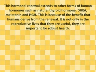 Facts About Hormone Replacement Therapy Tampa | PPT