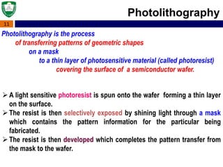 Lithography, Photolithography--ABU SYED KUET | PPTX