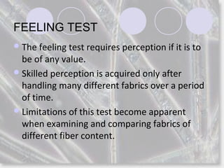 15570081 identification-of-textile-fibers | PPT | Needlework | Arts and ...