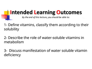 15570lectuer 7 Water-soluble Vitamins-Vitamin (final) ppt (1).ppt ...