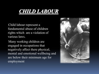 child labour | PPTX