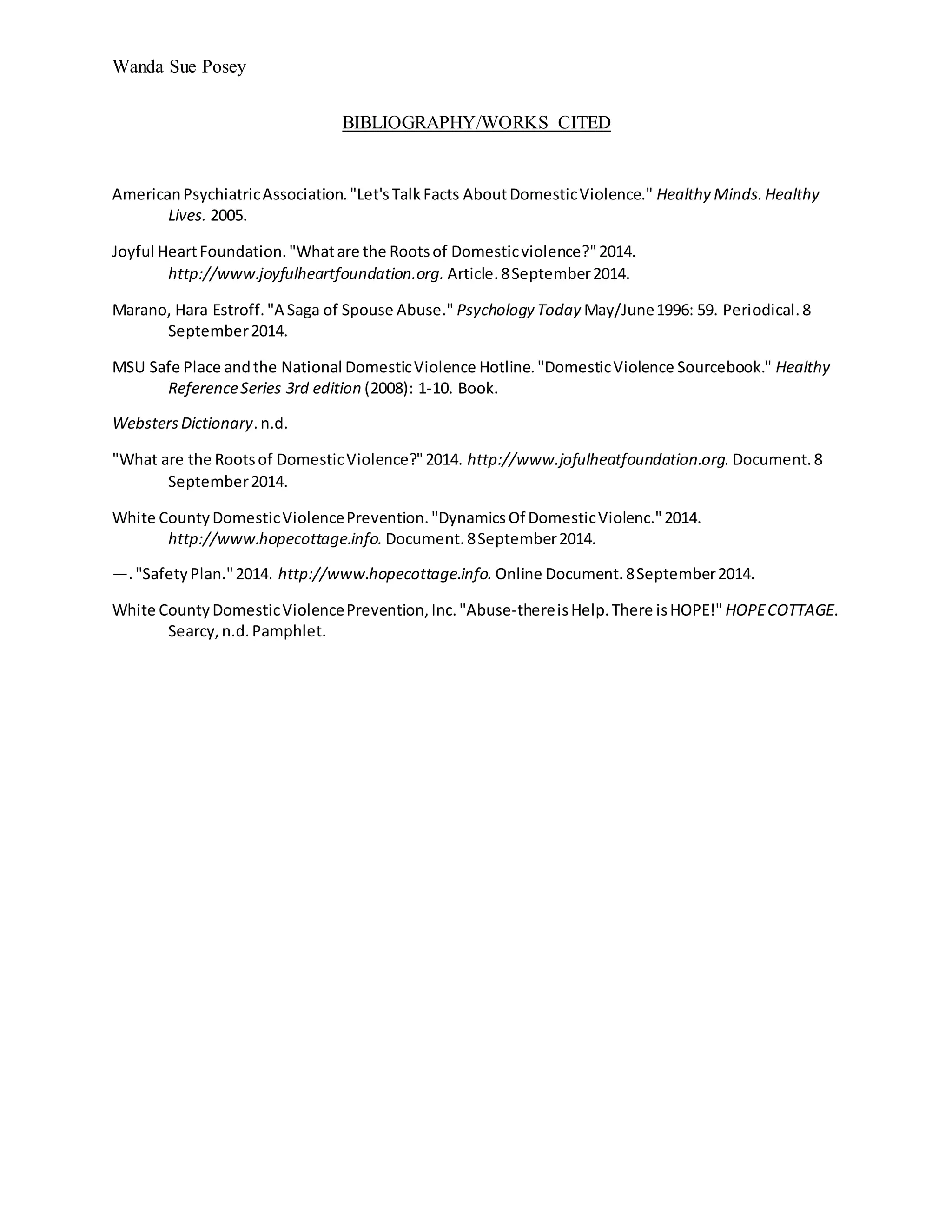 Domestic Violence Outline revised | DOCX | Debated Sensitive Social ...