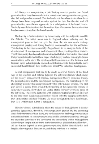 The Rise and Fall of Management Gordon Pearson | PDF