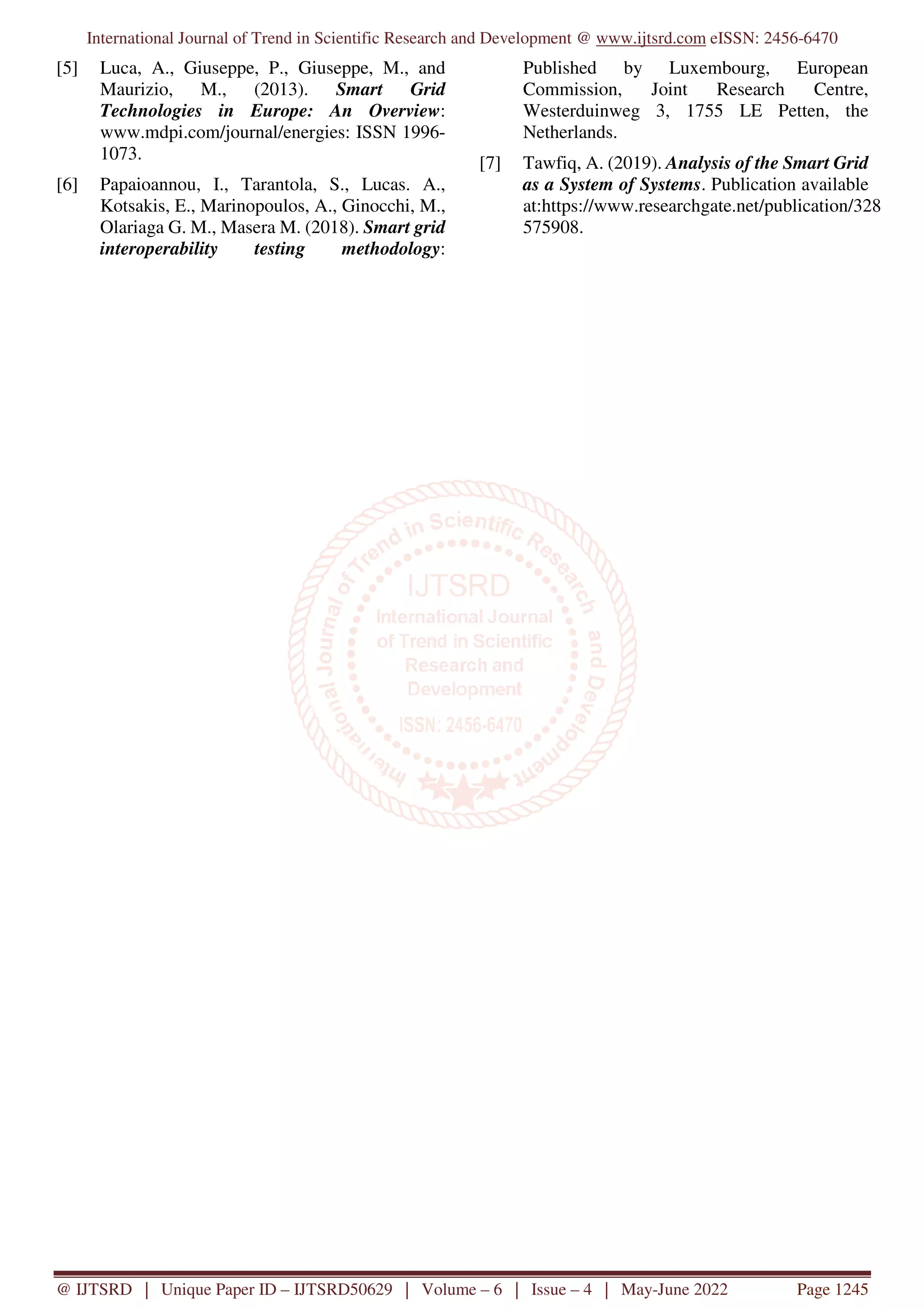 Analysis of Smart Grid Interoperability | PDF