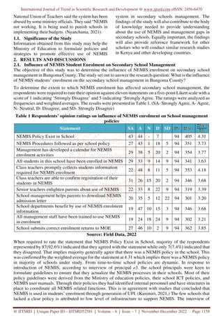Application of National Education Management System to Student ...
