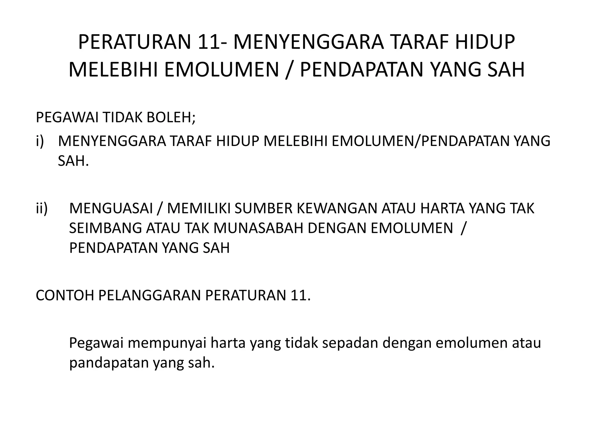 155 tatakelakuan dan larangan dalam perkhidmatan awam | PPT