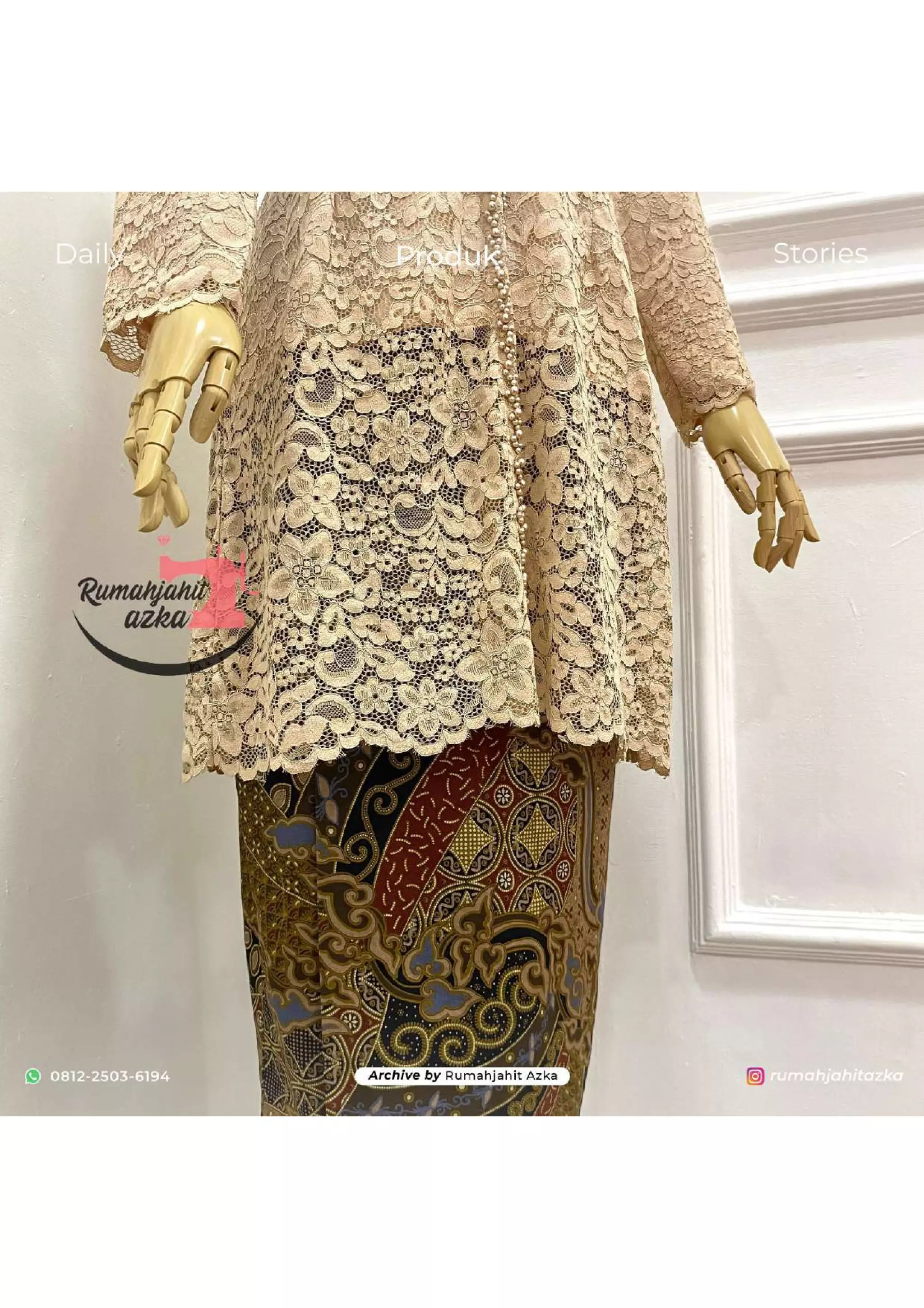 Custom Jahit Kebaya by Rumah Jahit Azka | PDF