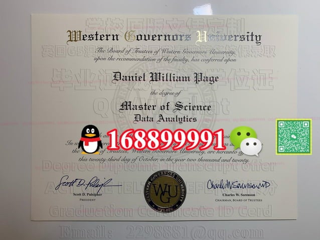 Western Governors University Diploma Degree Transcript | PDF ...