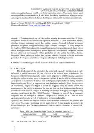 THEEFFECTCSGANDONCLTokopedia. | PDF