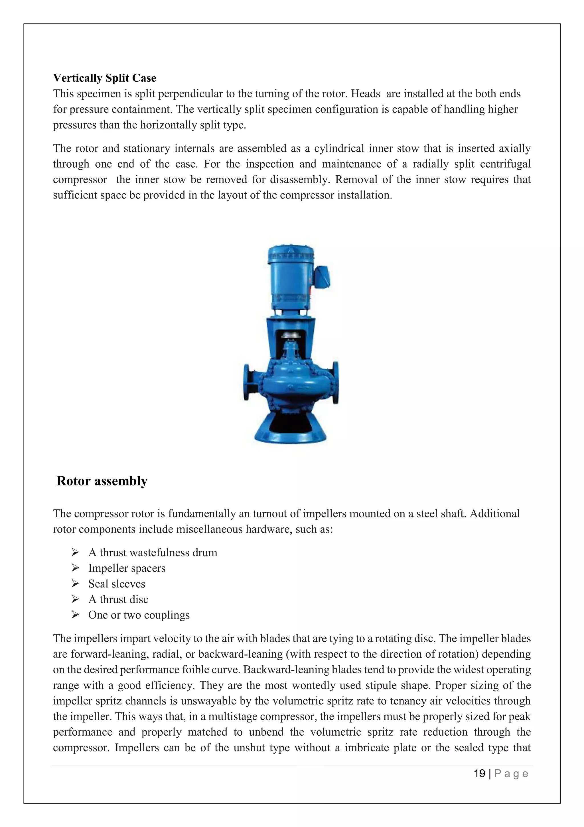 Compressor and types of compressors (Thermodynamics) | PDF