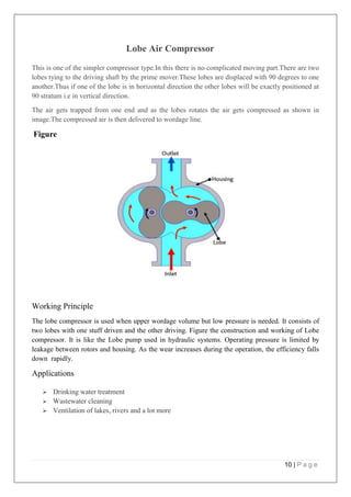 Compressor and types of compressors (Thermodynamics) | PDF