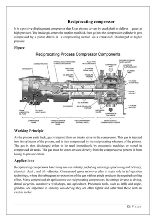 Compressor and types of compressors (Thermodynamics) | PDF