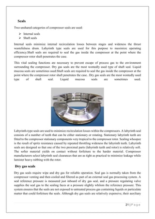 Compressor and types of compressors (Thermodynamics) | PDF