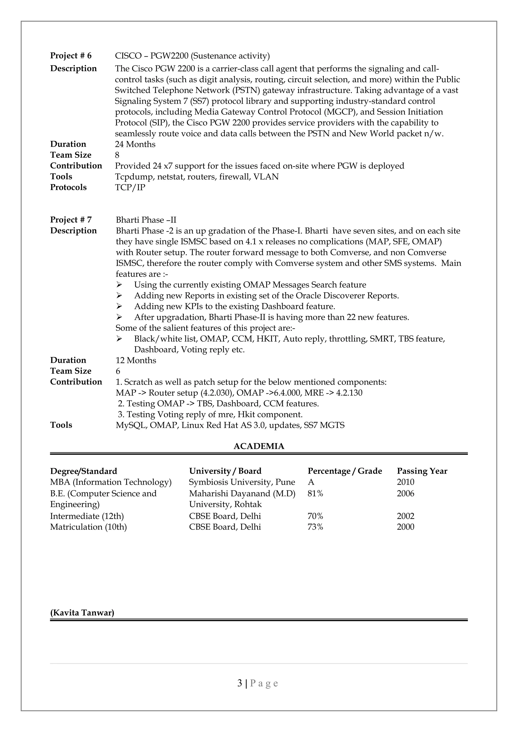 Resume_Kavita | PDF