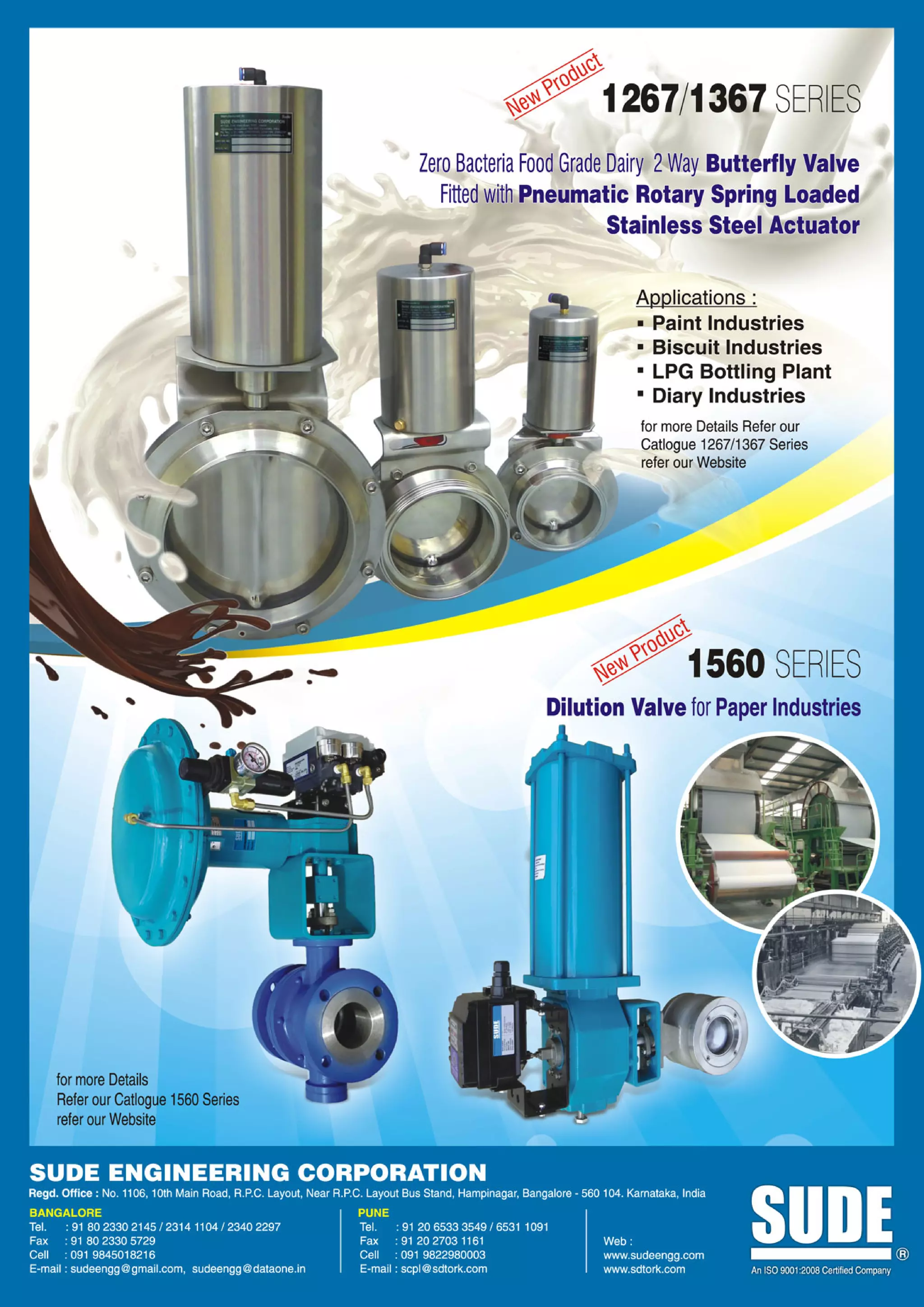 1560 new dilution valve for paper industries | PDF