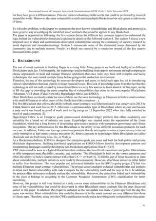 Unveiling the Landscape of Smart Contract Vulnerabilities: A Detailed ...