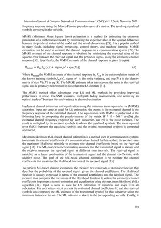 Channel Estimation in MIMO OFDM Systems with Tapped Delay Line Model | PDF