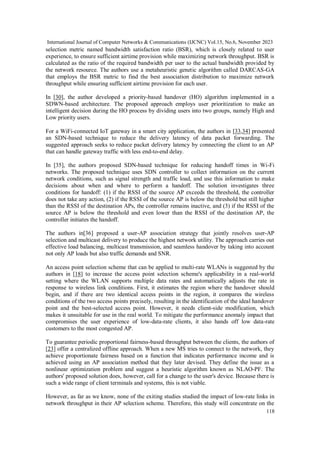 Maximum Throughput First Access Point Selection Scheme for Multi-Rate Software-Defined Wireless ...