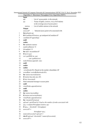 Maximum Throughput First Access Point Selection Scheme for Multi-Rate Software-Defined Wireless ...