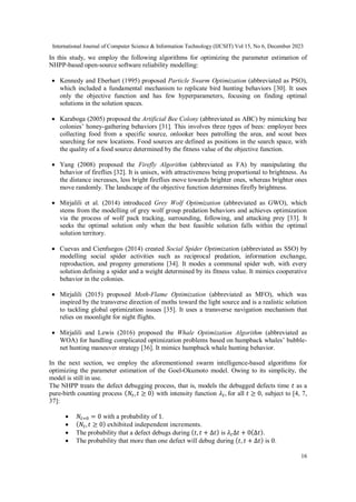 Modelling Open-Source Software Reliability Incorporating Swarm Intelligence-Based Techniques | PDF