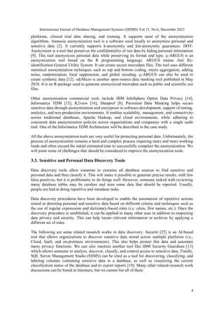 Data Anonymization Process Challenges and Context Missions | PDF