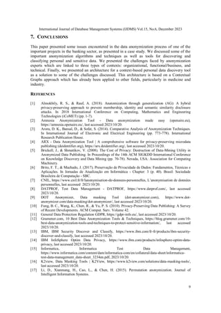 Data Anonymization Process Challenges and Context Missions | PDF