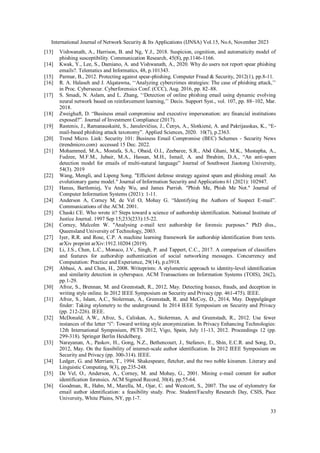 A FRAMEWORK FOR SECURING EMAIL ENTRANCES AND MITIGATING PHISHING IMPERSONATION ATTACKS | PDF ...