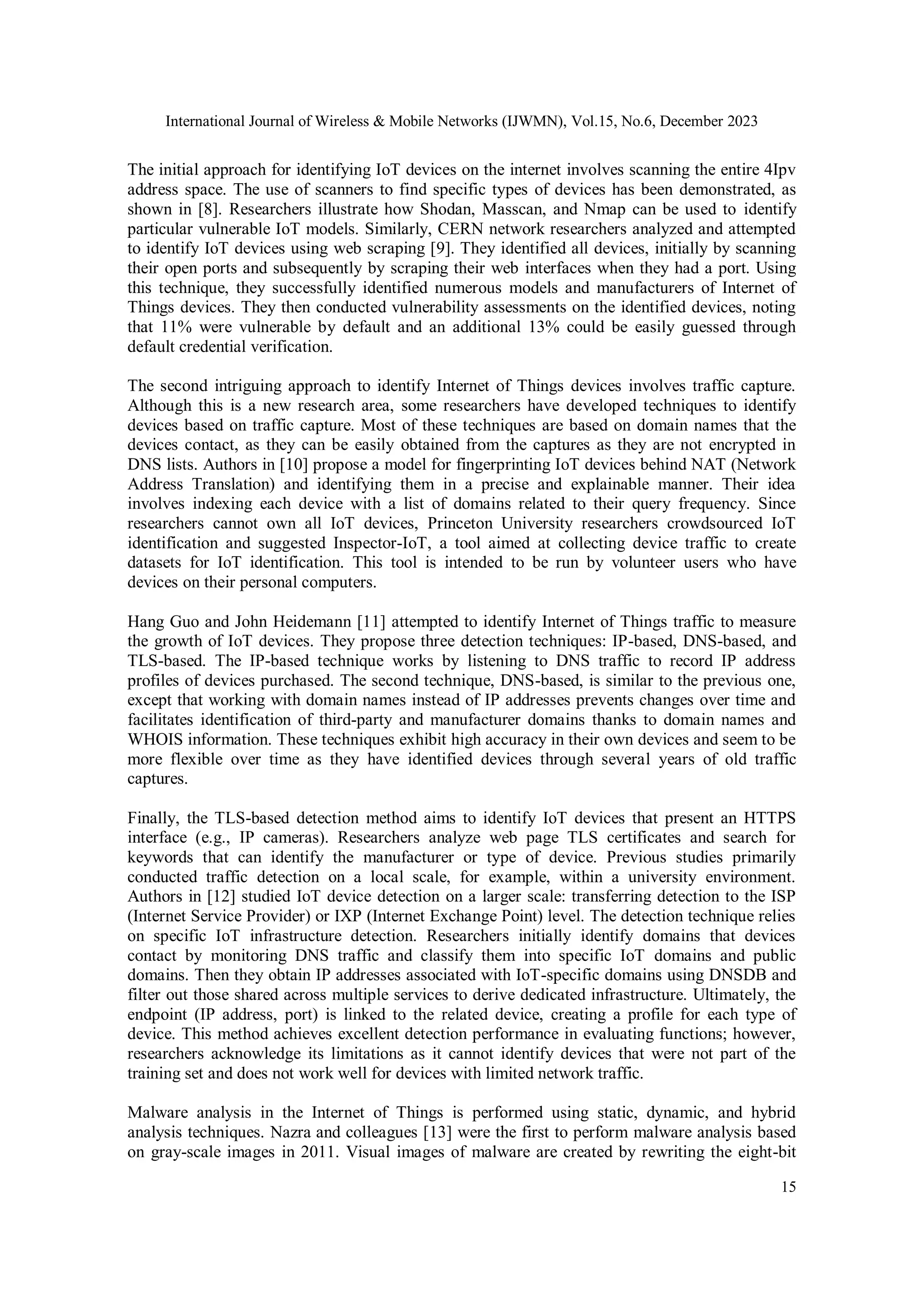 Malware Detection In Iot Systems Using Machine Learning Techniques Pdf
