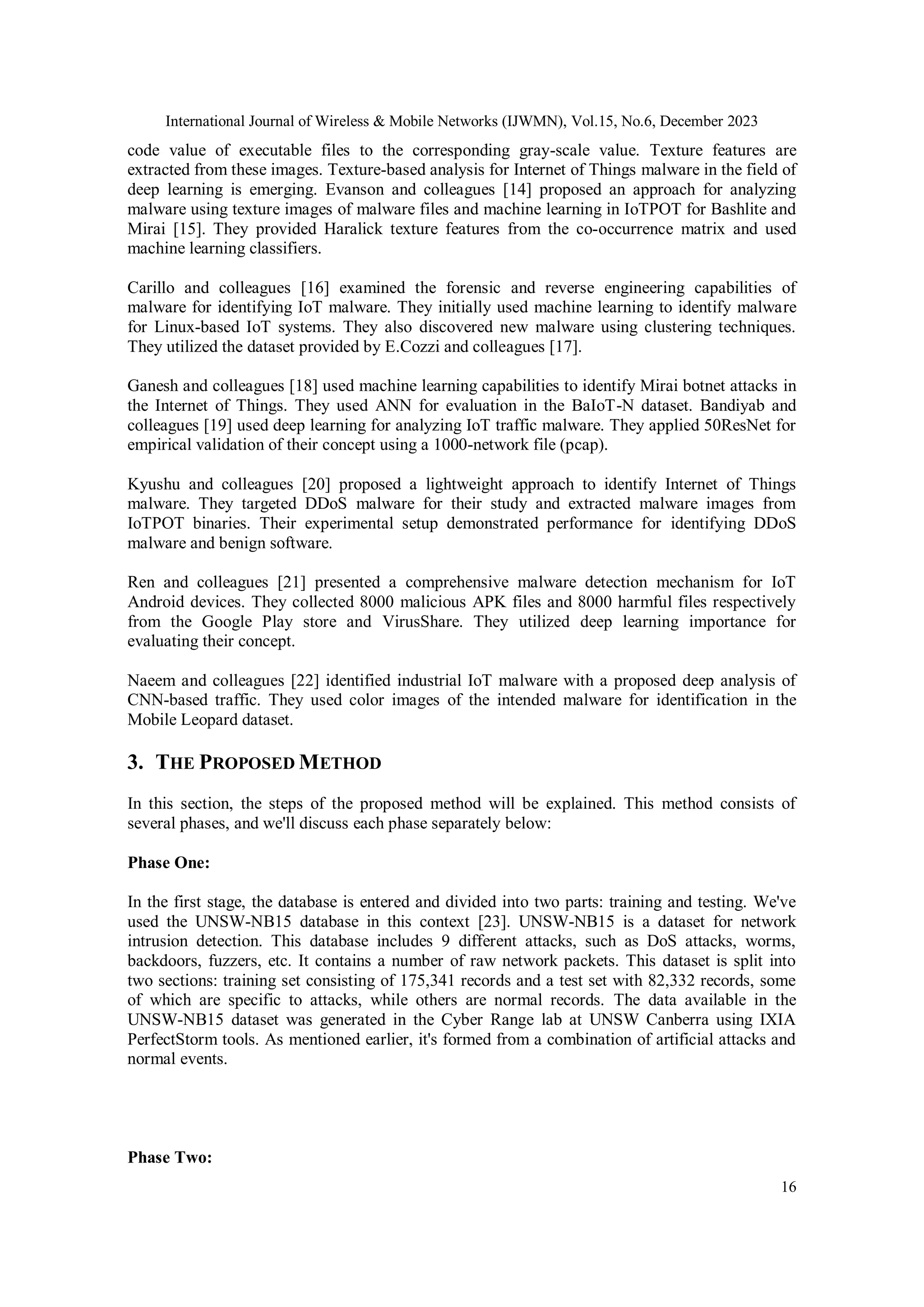 MALWARE DETECTION IN IOT SYSTEMS USING MACHINE LEARNING TECHNIQUES | PDF