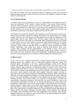 Anemia Detection from Eyes, Palm and Fingernails with Machine Learning Models | PDF