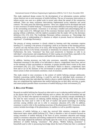 Developing a Digital Tool for Raising Awareness of Mobile Bullying | PDF