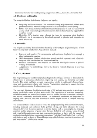 Enhancing Collaboration and Code Quality using Pair Programming | PDF