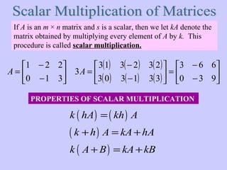 1563 matrix algebra | PPT | Programming Languages | Computing
