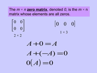 1563 matrix algebra | PPT | Programming Languages | Computing