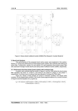 Shunt Active Power Filter Based on P-Q Theory with Multilevel Inverters ...