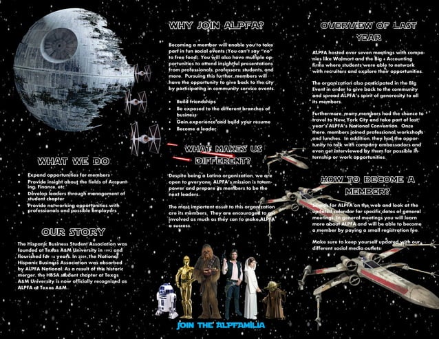 BROCHURE - Star Wars | PDF | Business Administration | Business